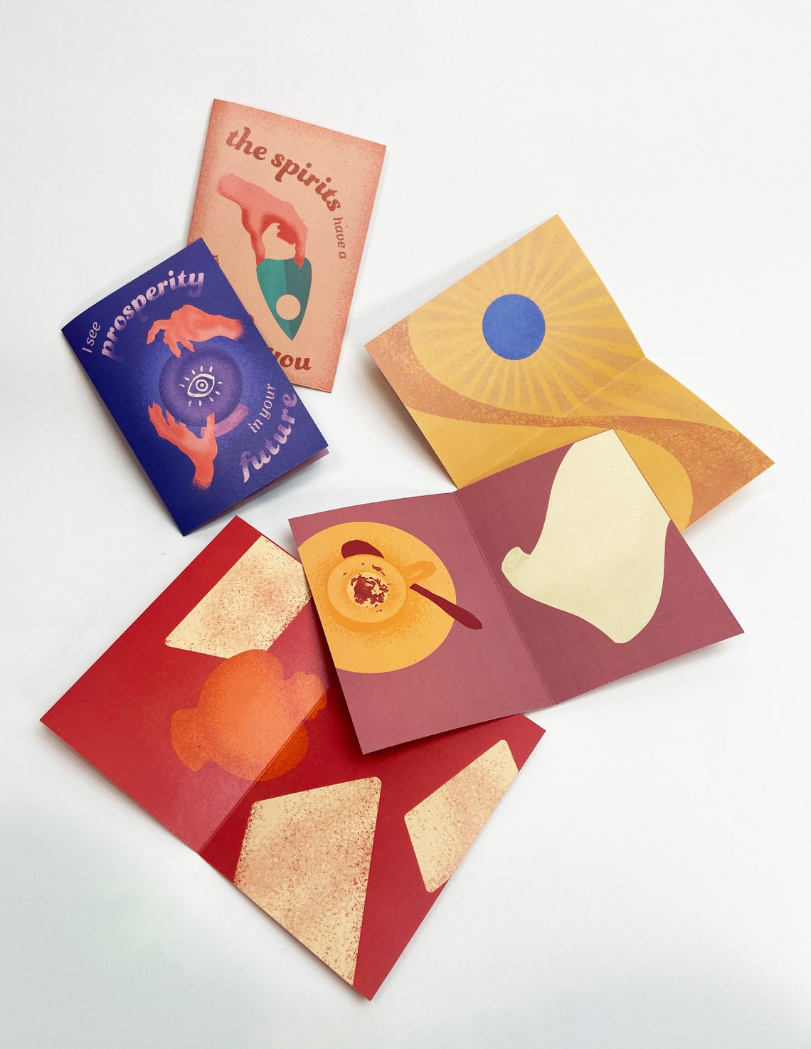 Mystic Prophet Greeting Cards With Witchy Magical Divination ...