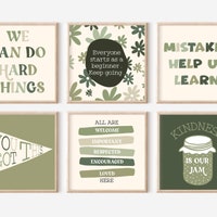 Eucalyptus and Gold Classroom Decor Bundle | Editable | Botanical - Etsy UK