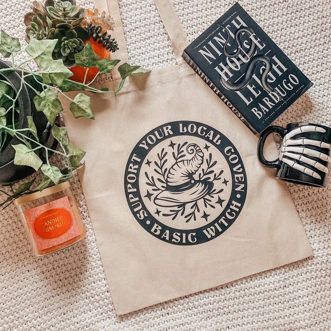 Witch Coven Tote Bag, Spooky Season Witchy Tote Bag, Magical Witch ...