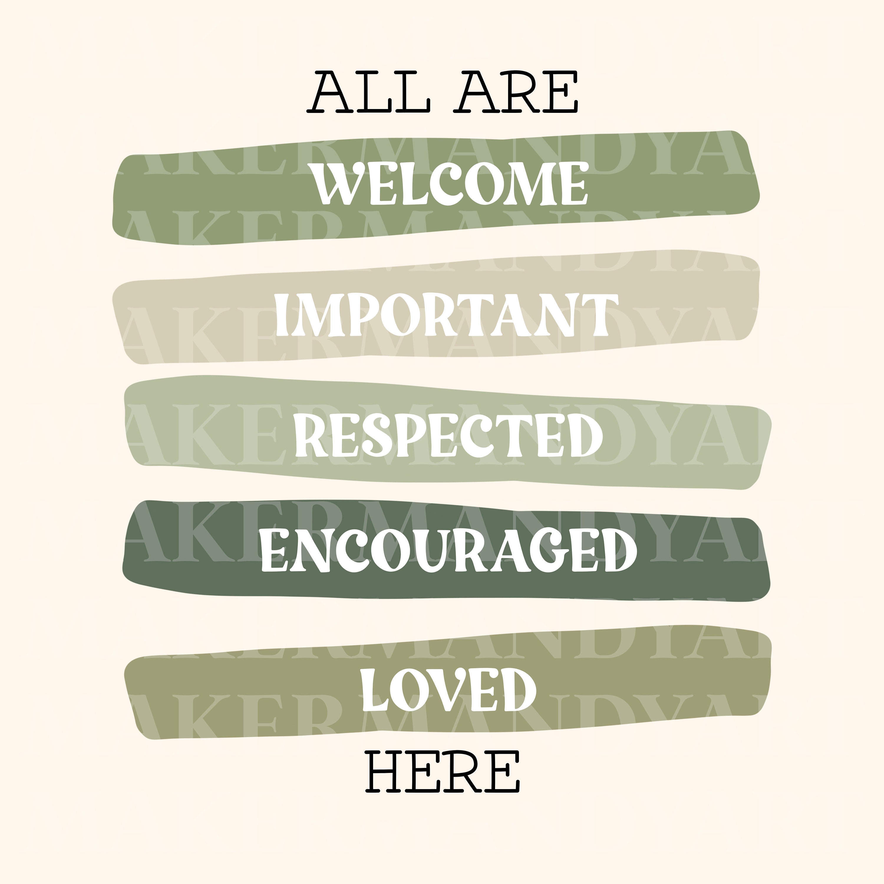 DIGITAL DOWNLOAD Boho Sage Green Set of 6 Classroom Posters // - Etsy
