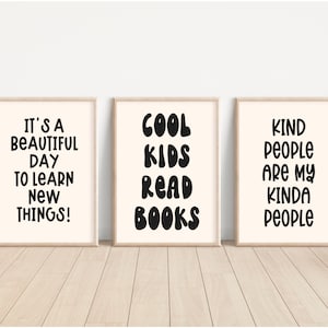 Digital Download Classroom Decor, Printable Classroom Poster Set ...