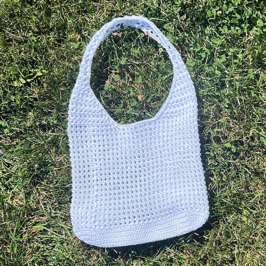 Crochet Mesh Tote Bag Pattern Crochet Net Bag Pattern PDF Pattern ...
