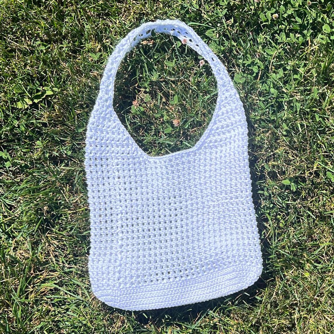 Crochet Mesh Tote Bag Pattern | Crochet Net Bag Pattern | PDF Pattern ...