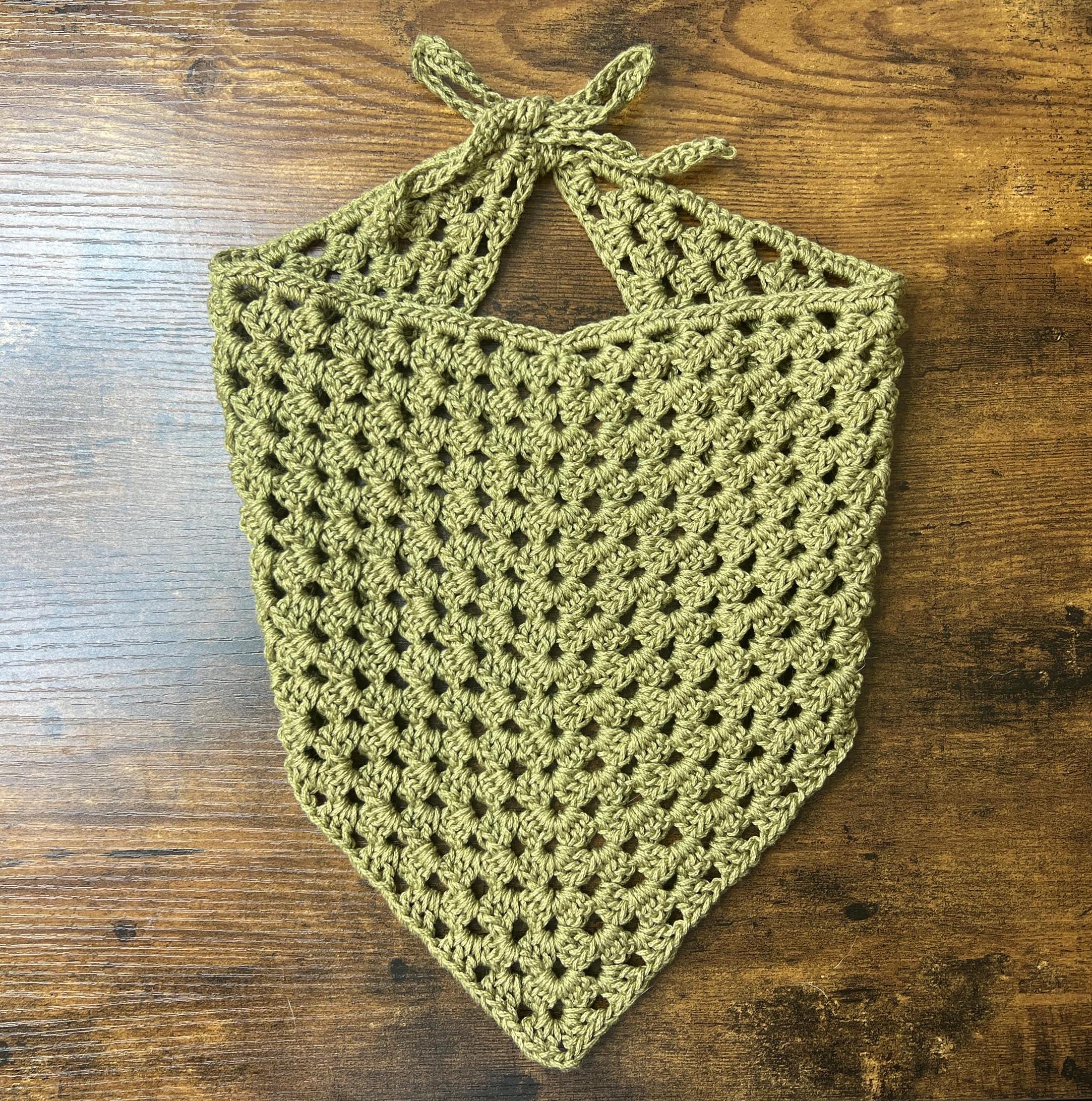 Granny Triangle Bandana Pattern | Crochet Bandana Pattern | PDF Pattern ...