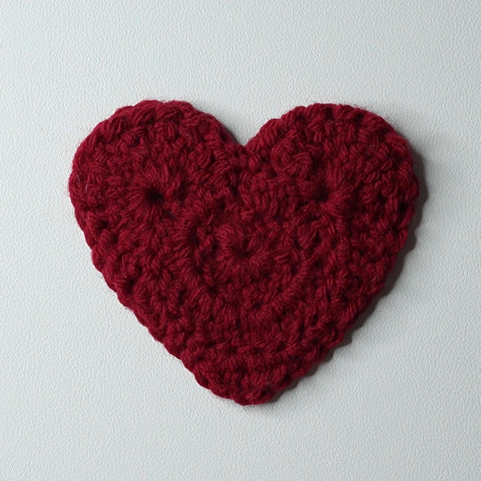 Crochet Large Heart Applique Pattern | PDF Pattern & Video - Etsy