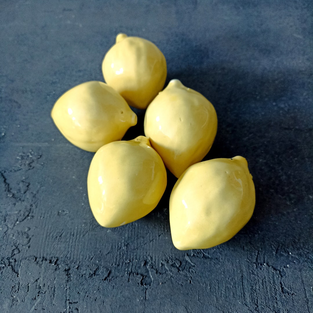 Handmade Ceramic Lemon Sculpture, Homedecor, Party Decoration ...