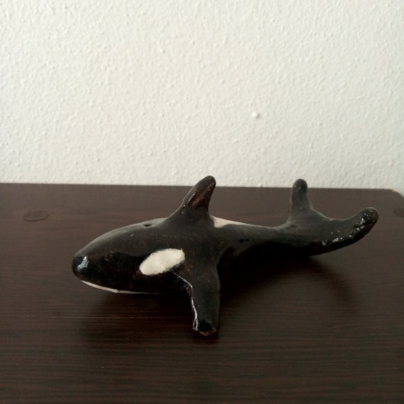 Orca Ceramic Killer Whalehandmade Orca Figure Ceramic | Etsy