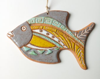 Ceramic Fish Wall Hanging - Etsy
