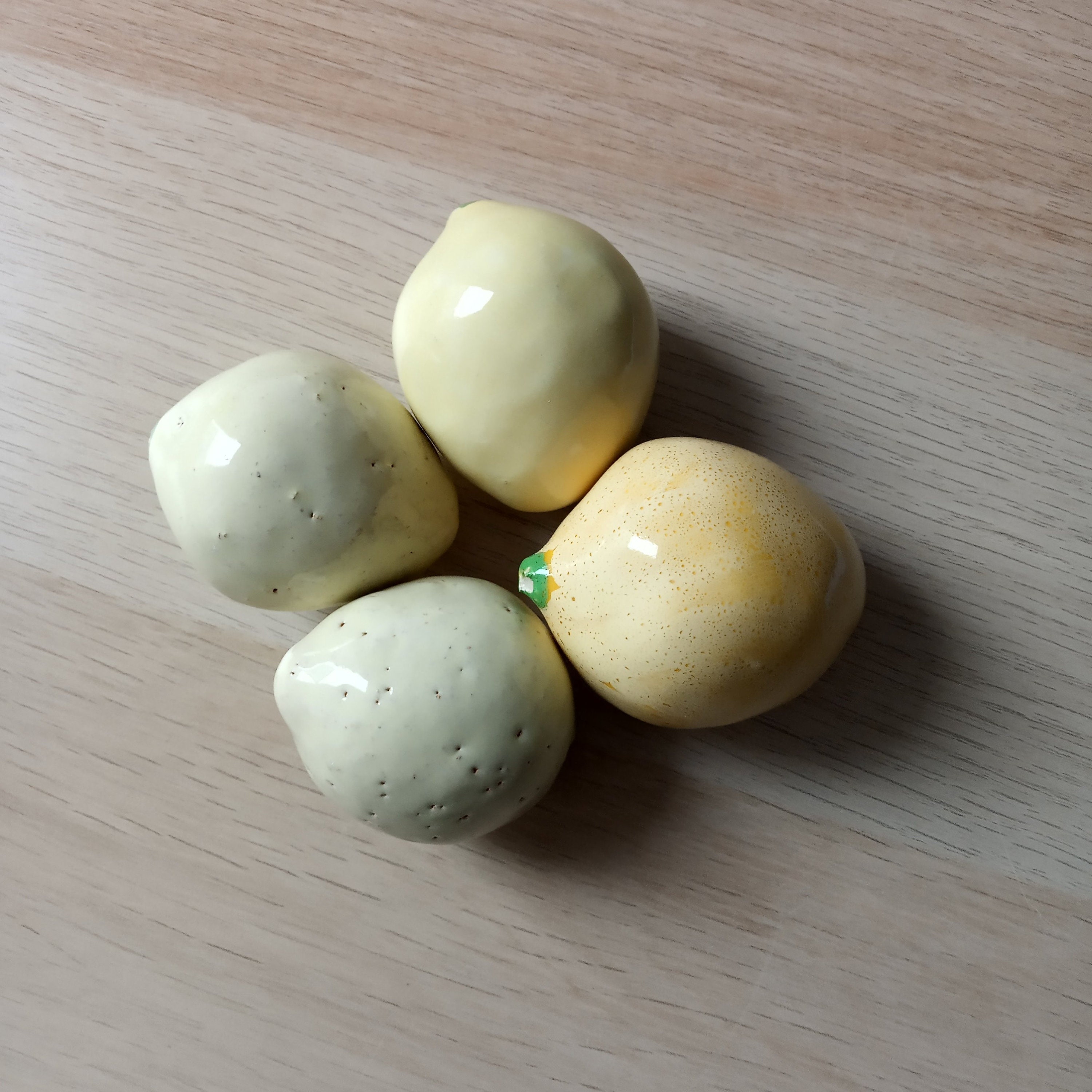 Ceramic Lemon, Handmade Lemon Sculpture, Party Decoration, Kitchenware ...