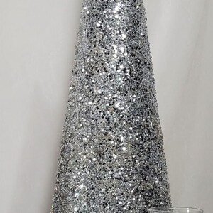 Silver Glitter Tree: Handmade Party Centerpiece - Etsy