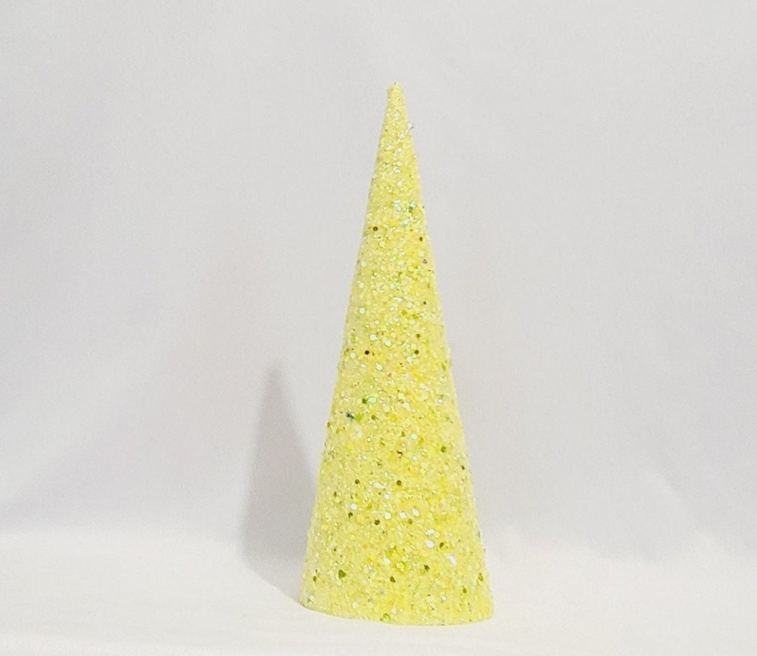 Lemonade Yellow Glitter Tree: Handmade Party Centerpiece - Etsy