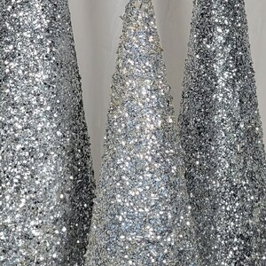 Silver Glitter Tree: Handmade Party Centerpiece - Etsy