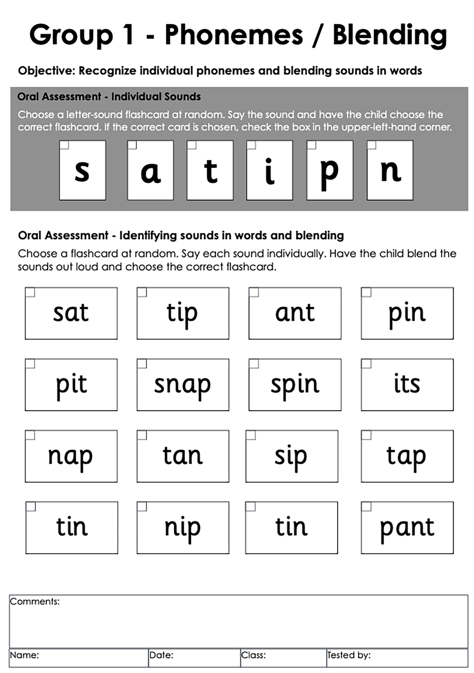 Jolly Phonics Assessment and Yearly Plan CVC Words Phonics | Etsy