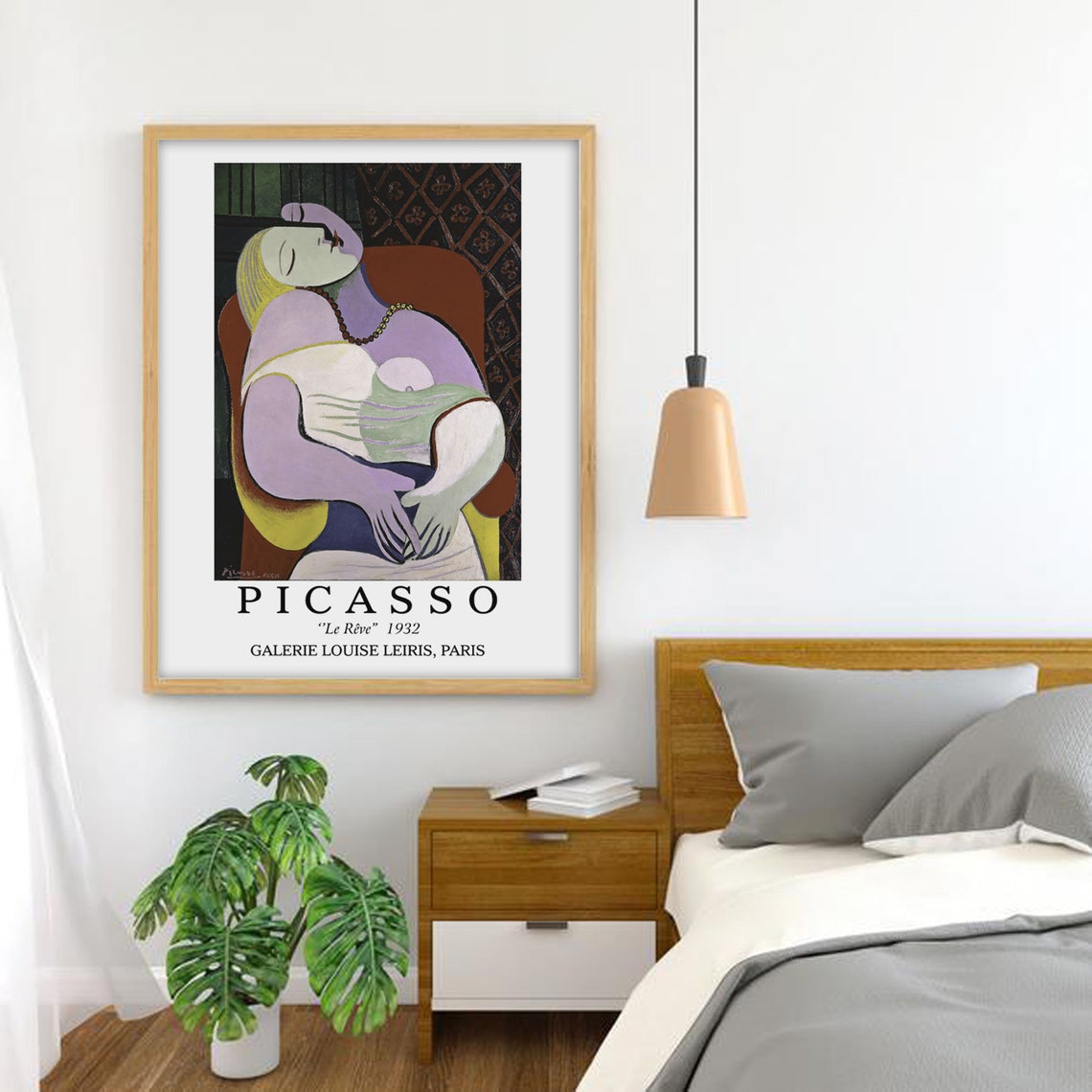 Pablo Picasso Print Cubism Art Picasso Exhibition Le Rêve - Etsy