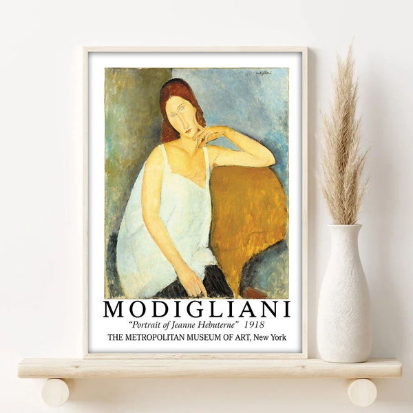 Modigliani Poster Digital - Etsy