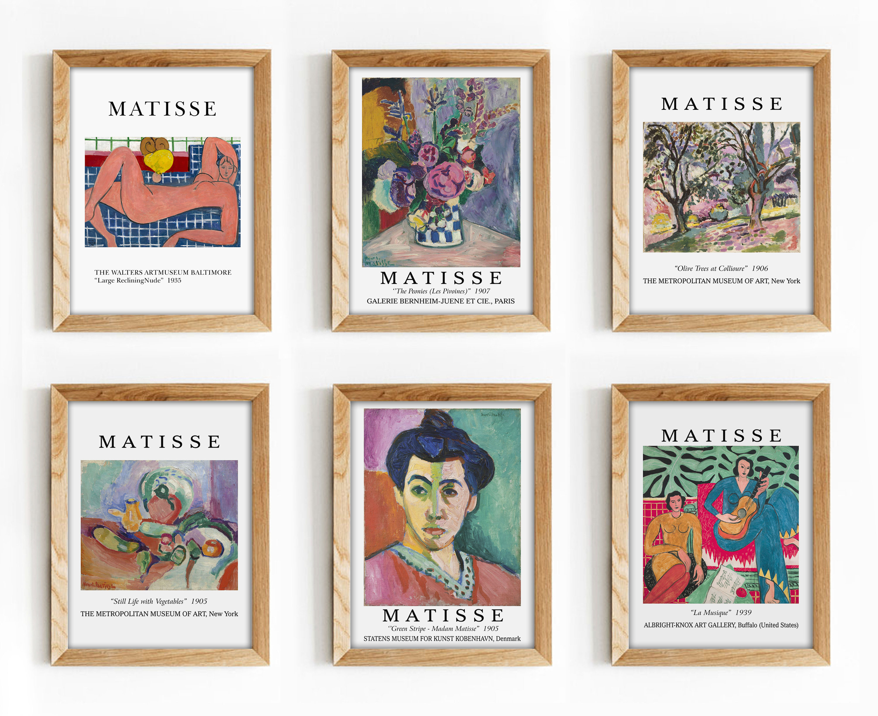 Henri Matisse Vegetable Collage