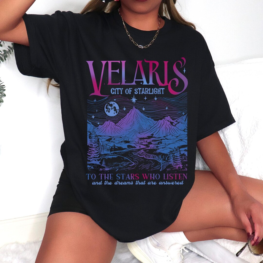 Velaris City of Starlight Tshirt, Acotar Shirt, Bookish Merch - Etsy