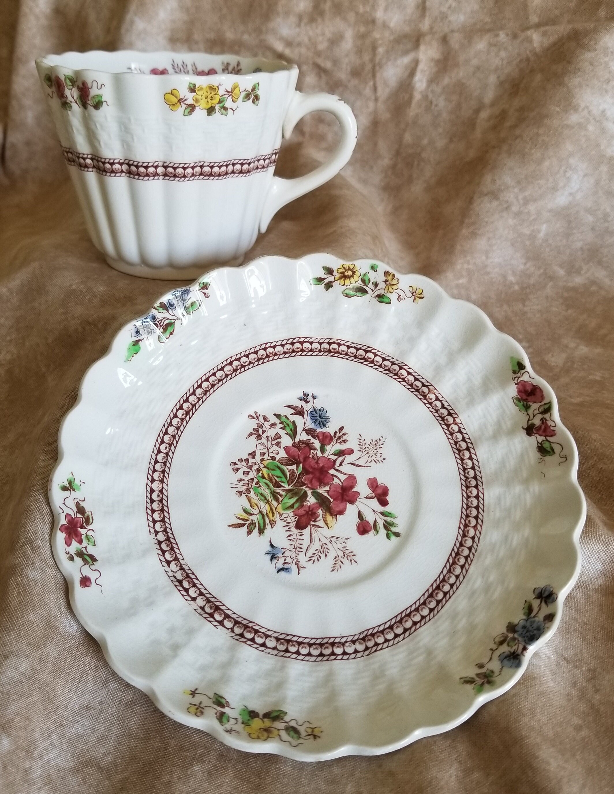 Copeland Spode rosalie Demitasse Cup and Saucer Sets - Etsy