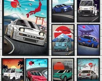 Jdm Car Poster - Etsy