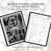 Scuba Diving Log Book Planner, Dive Log Book Hyperlink Pdf, Scuba ...
