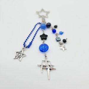 Deep Space Beaded Keychain - Etsy