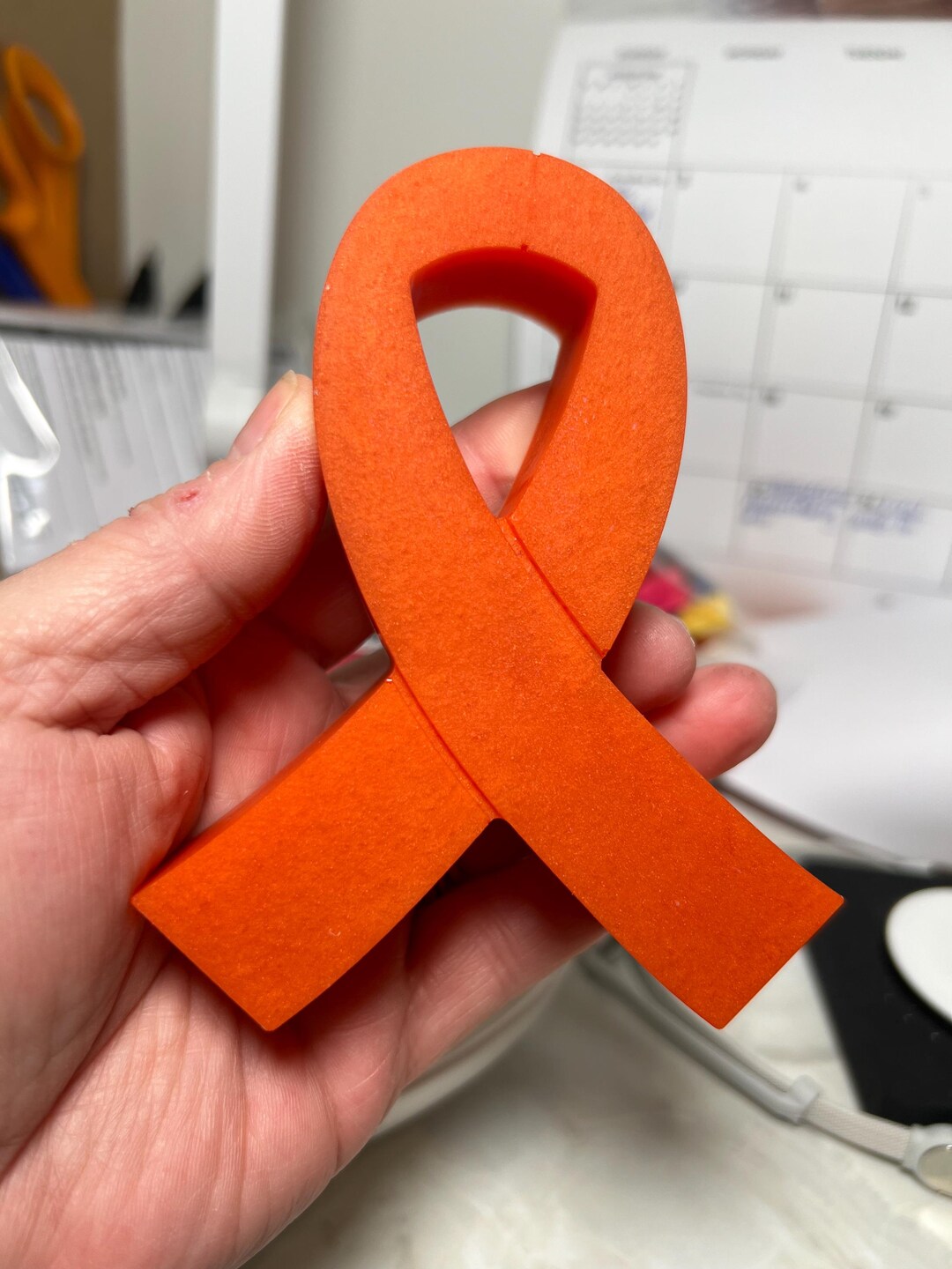 CRPS - Complex Regional Pain Syndrome - Awareness Ribbon Paperweight ...