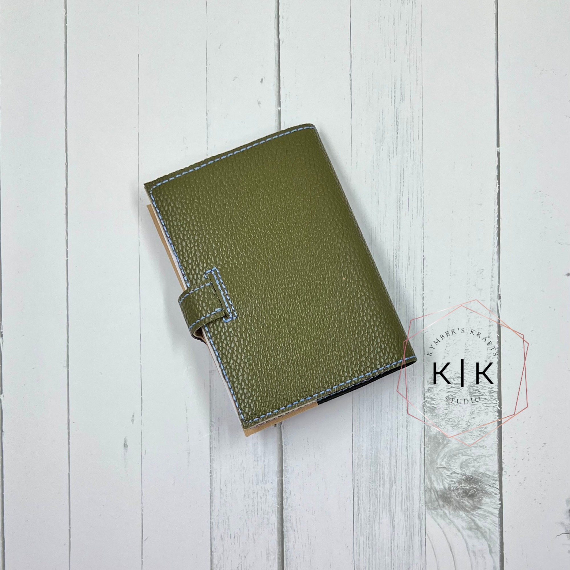 Mini Notebook Holder - Monogram - Etsy
