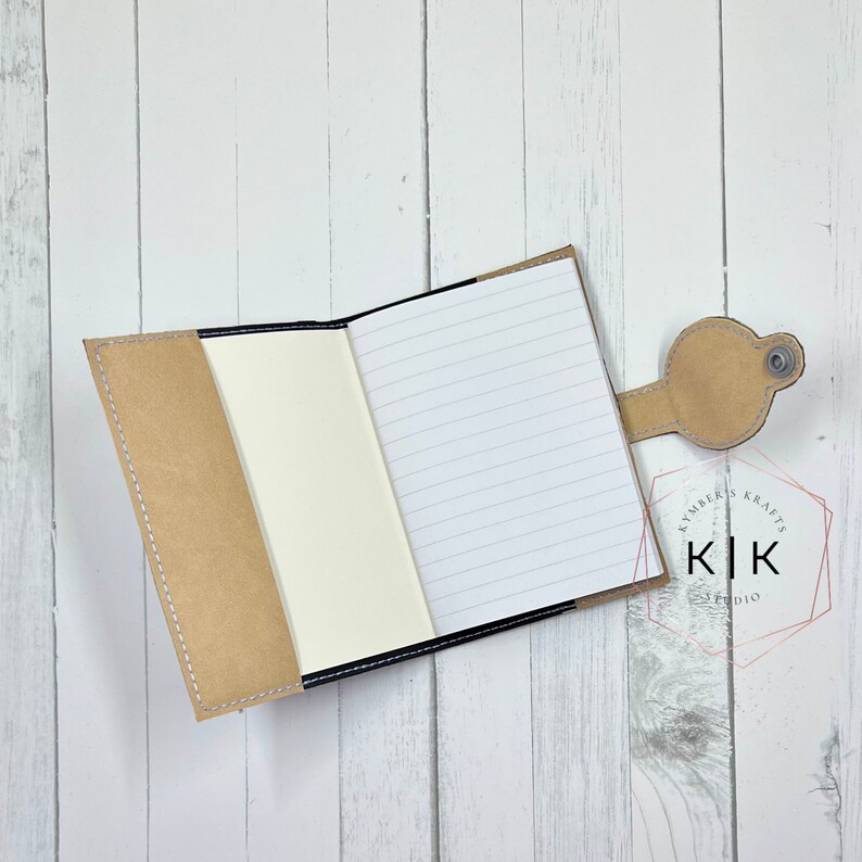 Mini Notebook Holder - Monogram - Etsy