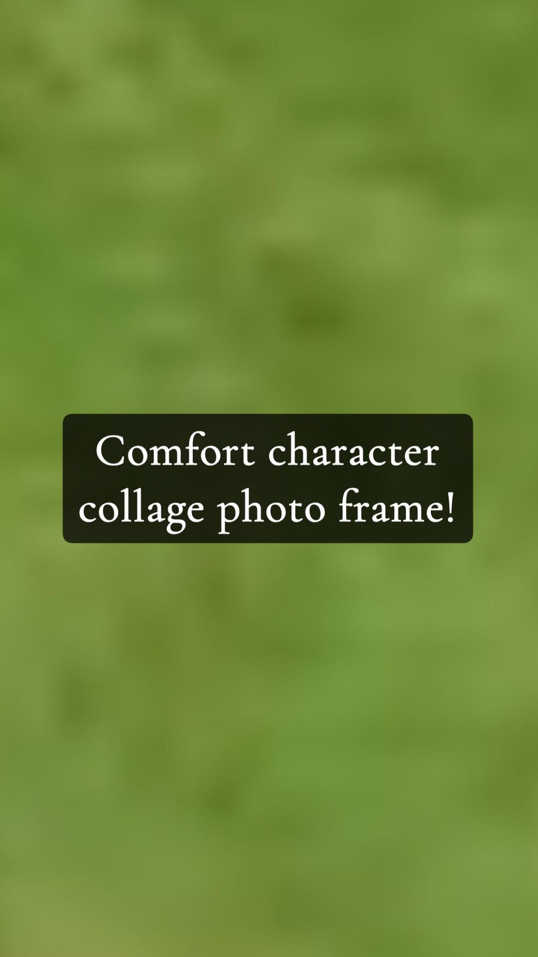 Comfort Character Photo Collage Frame! - Etsy