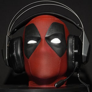 Deadpool Headphone Holder, Gamer Room Decor, Deadpool Head Bust ...