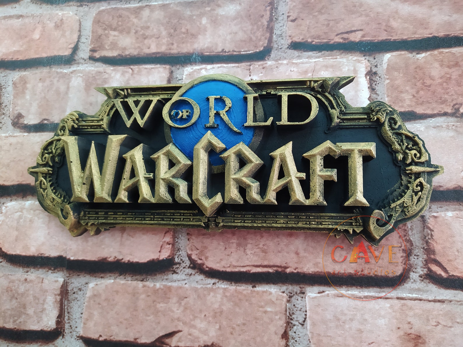 World of Warcraft Logo Desktop/wall Decor World of Warcraft - Etsy