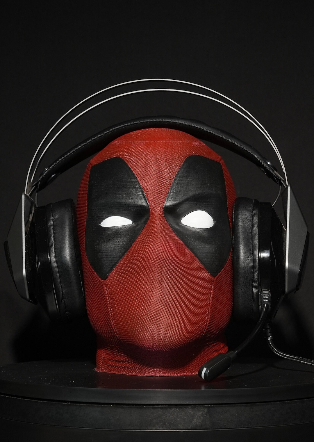 Deadpool Headphone Holder, Gamer Room Decor, Deadpool Head Bust ...