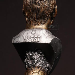 Lionel Messi Bust, Messi Sculpture, Legendary Soccer Player, Gift for ...