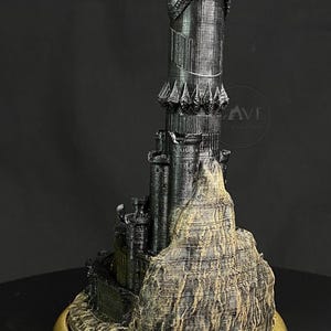 Lord of the Rings Barad-dûr, Sauron's Dark Fortress, Mordor Tower - Etsy
