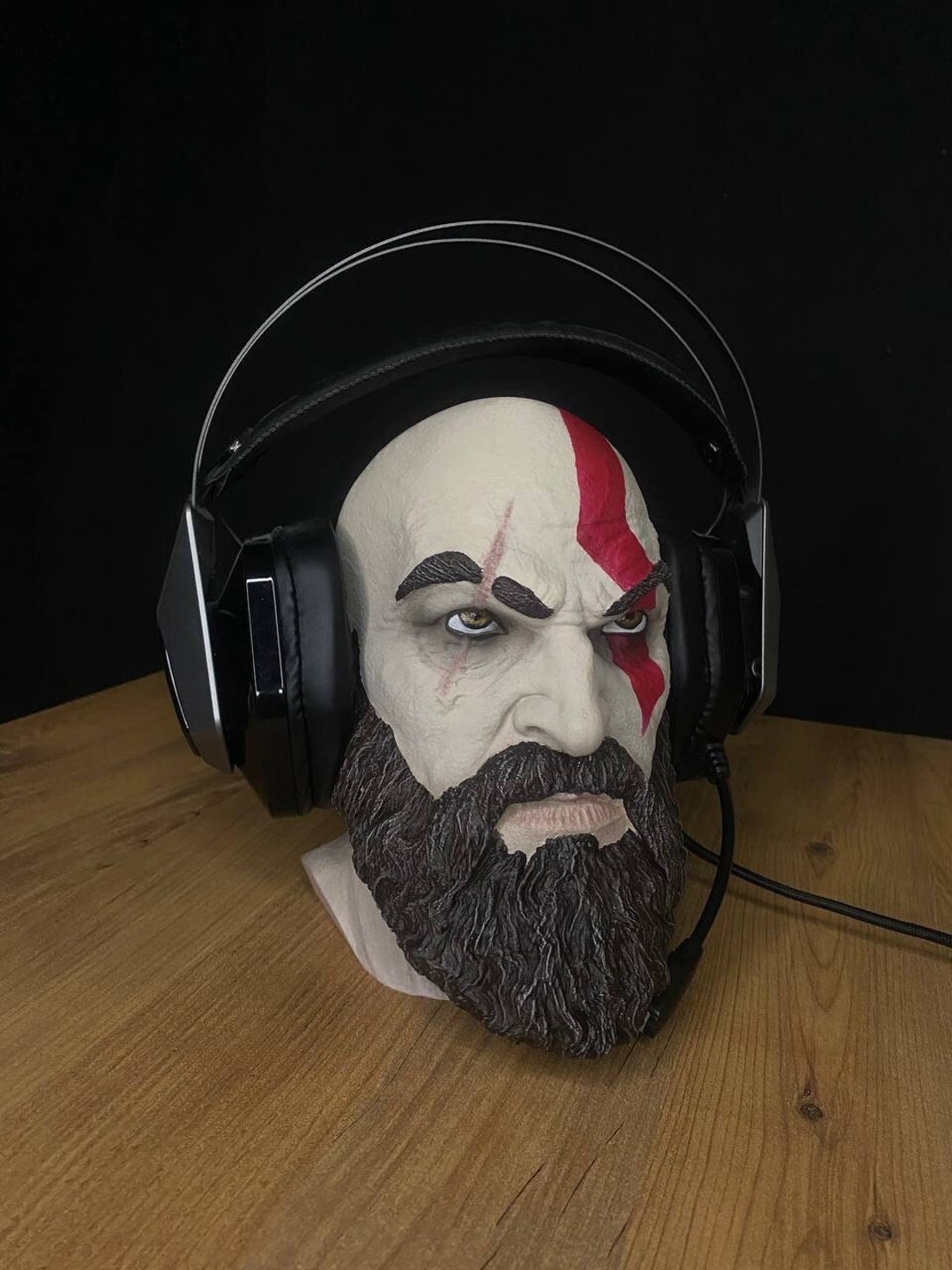 Kratos Headphone Stand, God of War Headset Stand, Headphone Stand Gift ...