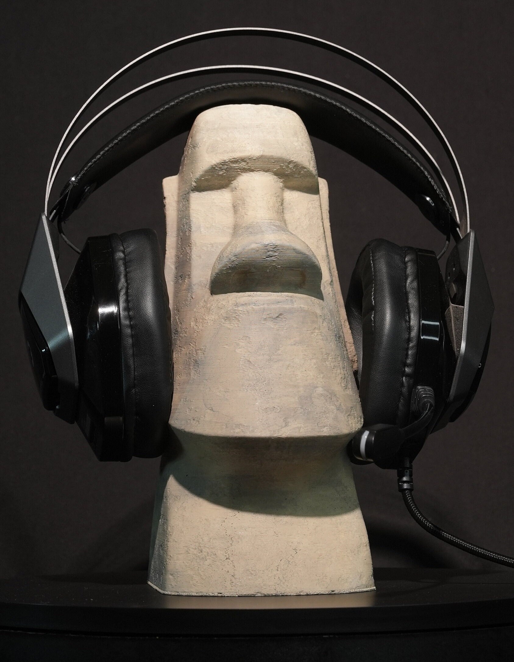 Moai Headphone Stand, Dum Dum Headset Holder, Gaming Accessories - Etsy