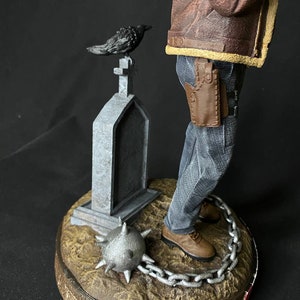 Resident Evil 4 Leon Kennedy Statue/figure, Resident Evil Gift, Hand ...
