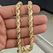 10kt Real Gold Rope Chain 8mm Thick - Etsy