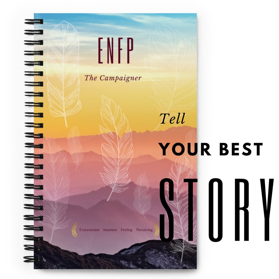 ENFP Myers-briggs Spiral Notebook Dotted Pages MBTI (physical Notebook ...