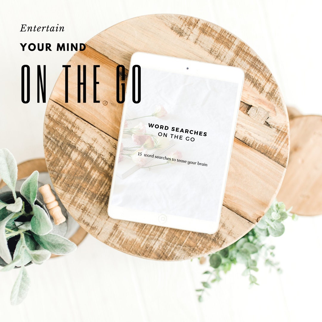 Word Search Puzzle Digital Download - Etsy