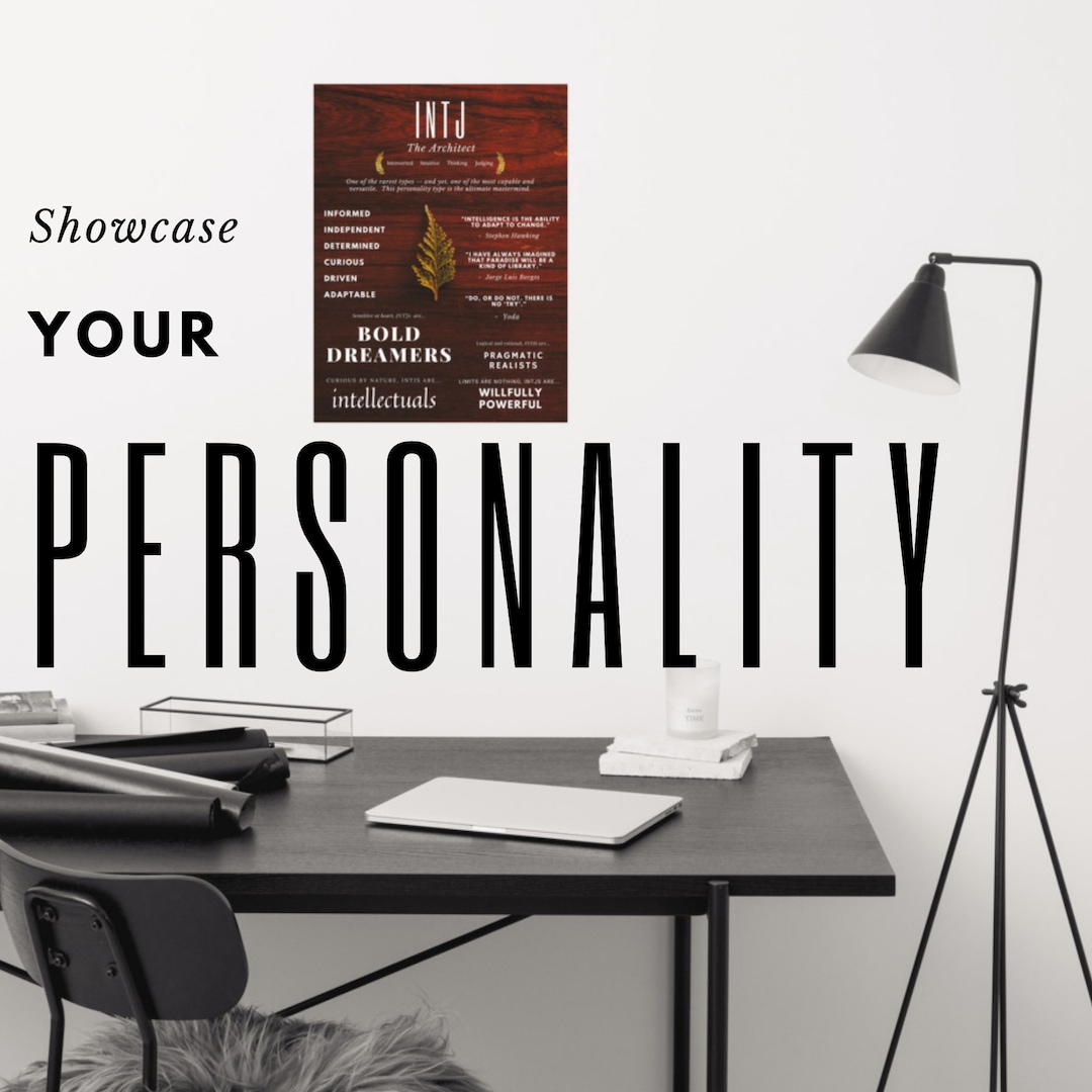INTJ Myers-briggs Art Poster MBTI Motivational (physical Poster) - Etsy