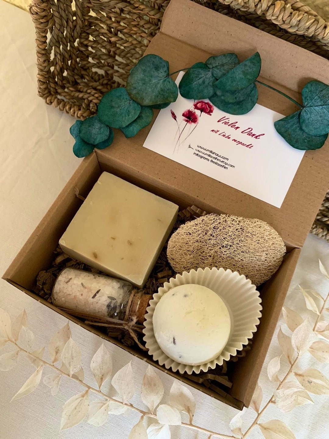 Milla Basic Gift Box Handmade Olive Oil Soap Solid Shampoo - Etsy