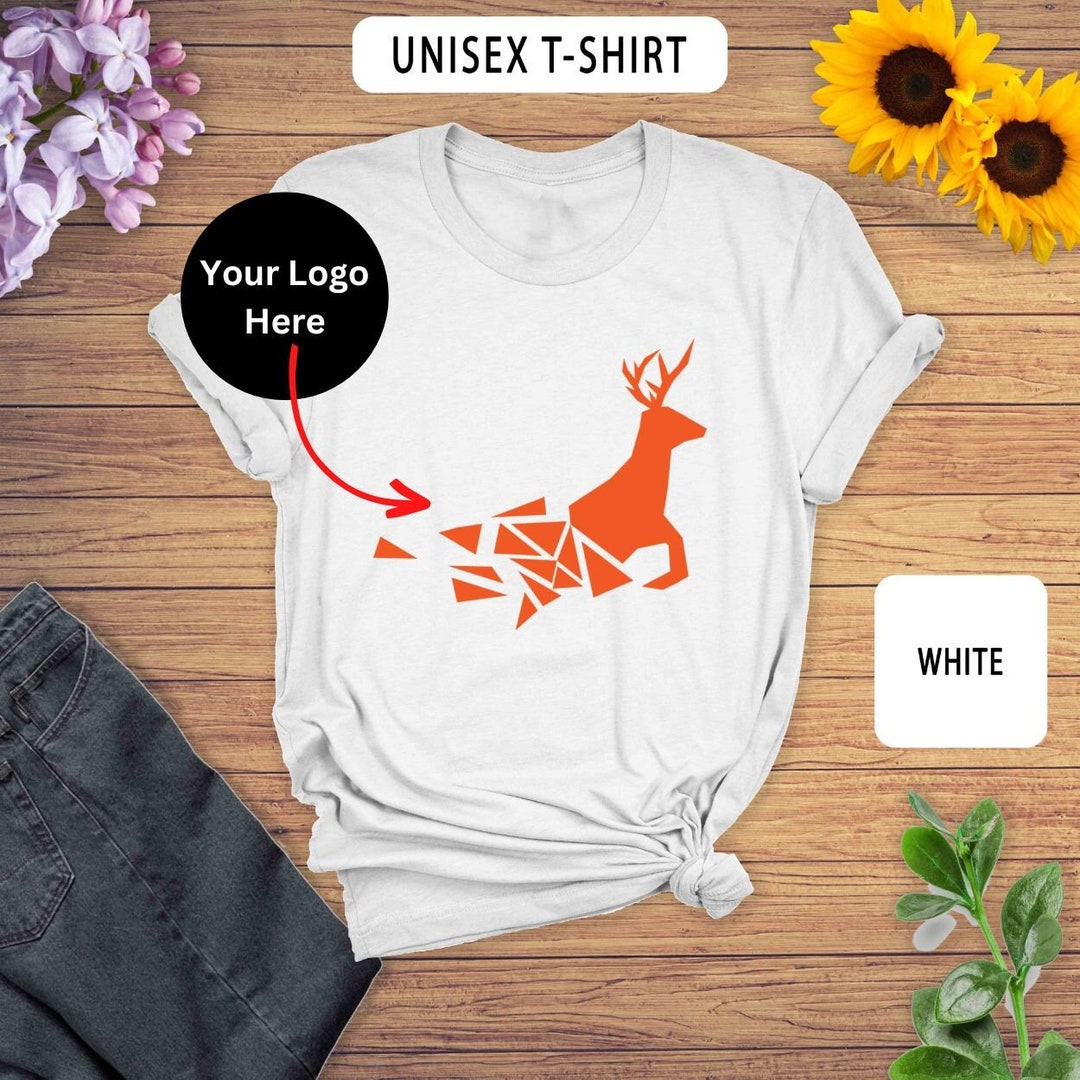 Custom Logo T-shirt: Personalized Writing Saying Tee, Gifts - Etsy UK