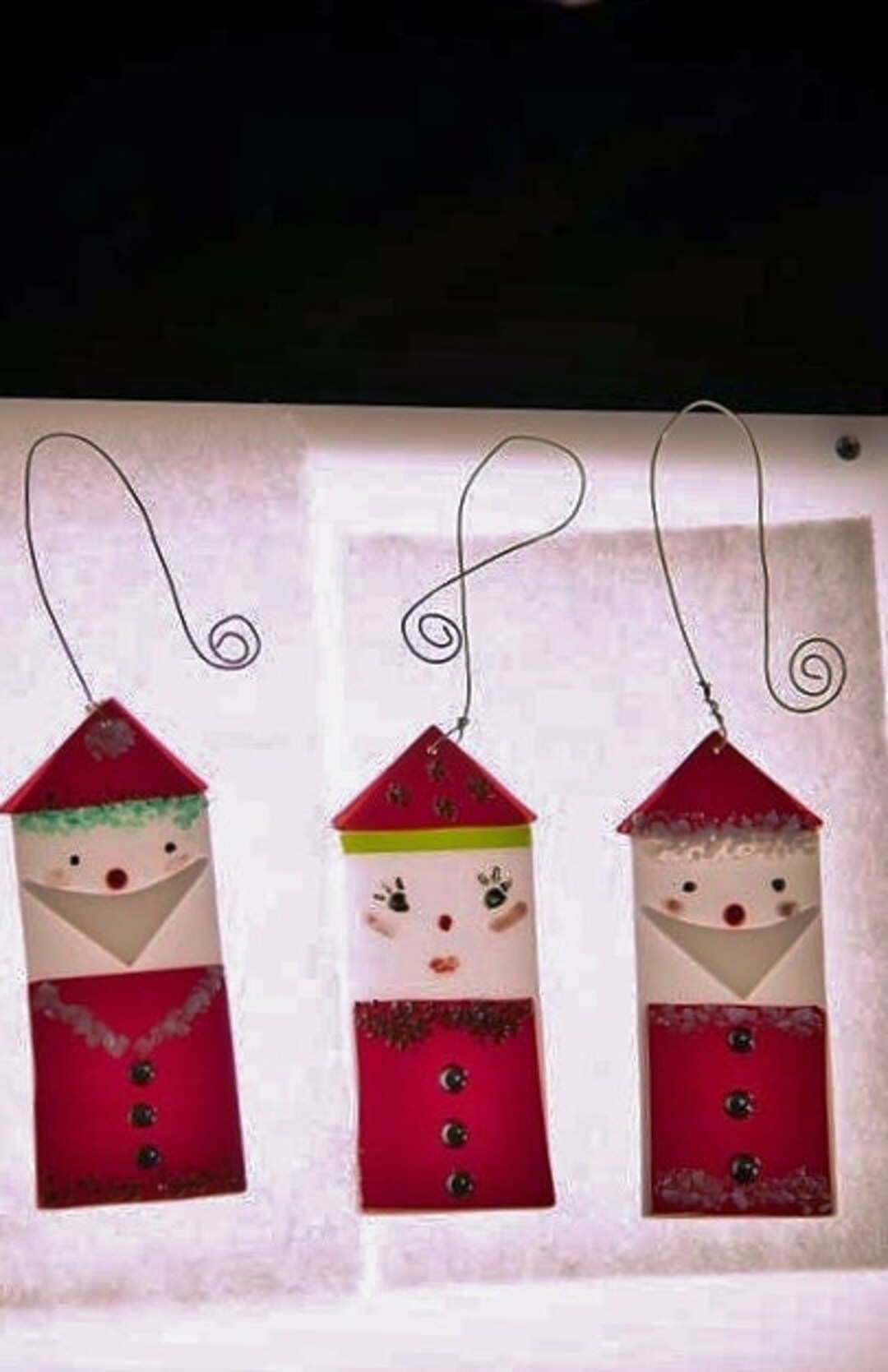 Santa Christmas Tree Ornaments - Etsy