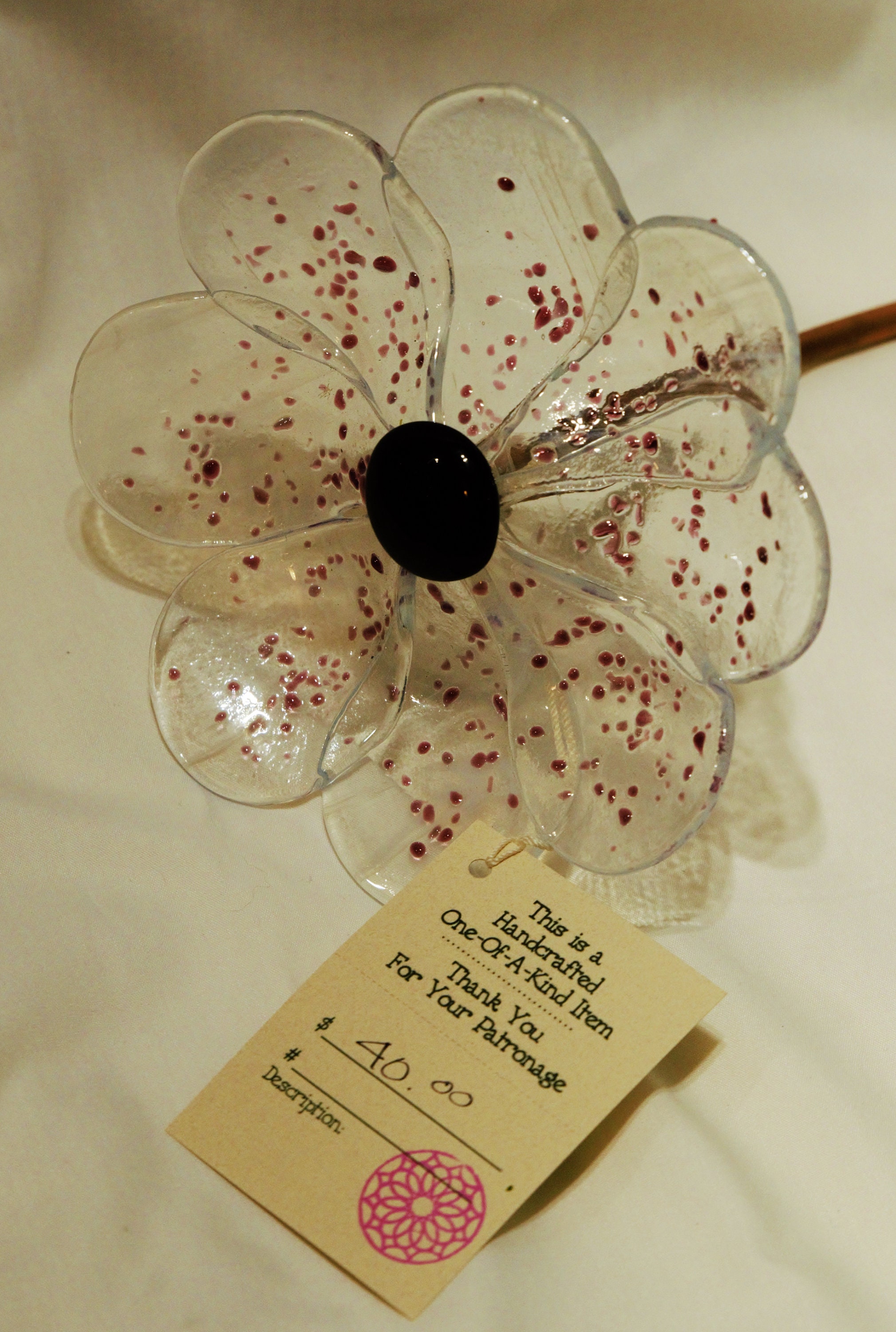 Simple Fused Glass Flowers - Etsy