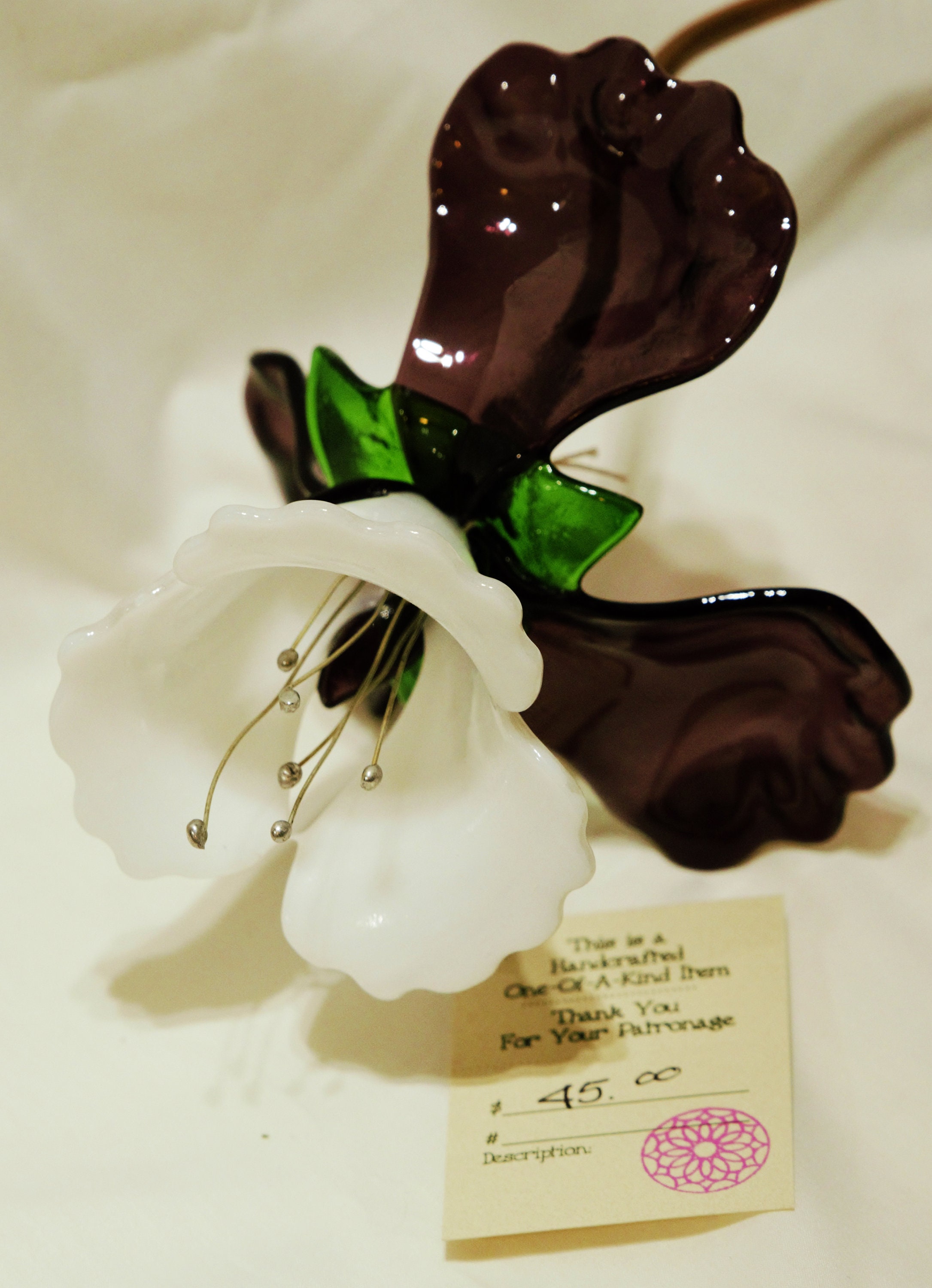 Molded Fused Glass Flowers - Etsy