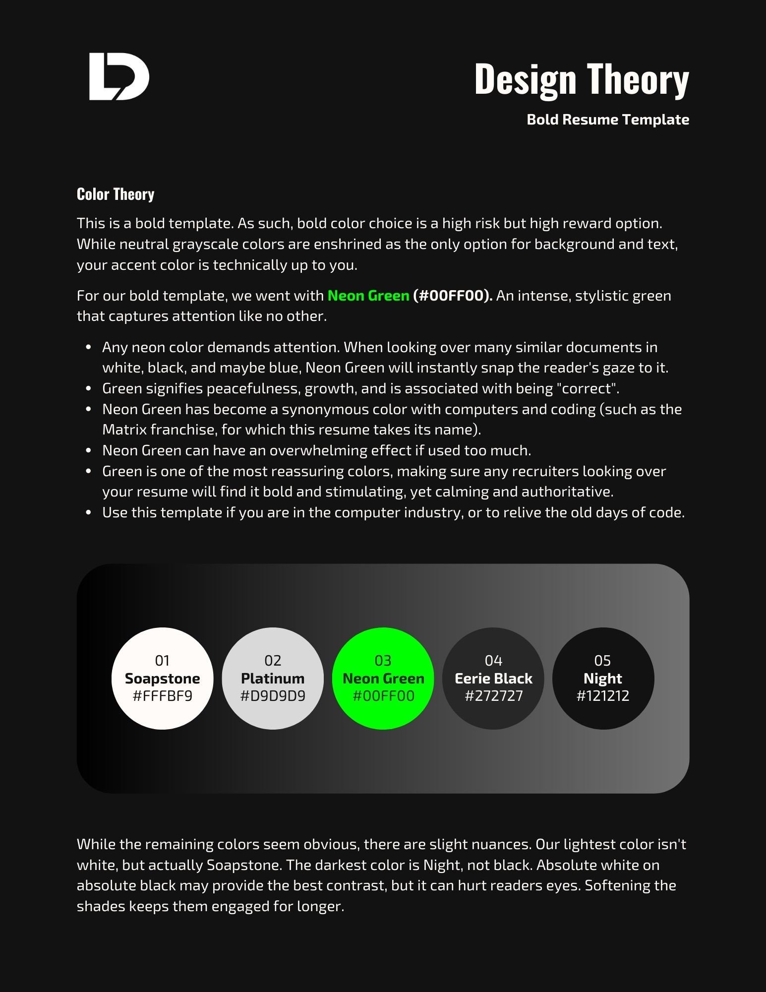 Resume Template matrix - Etsy