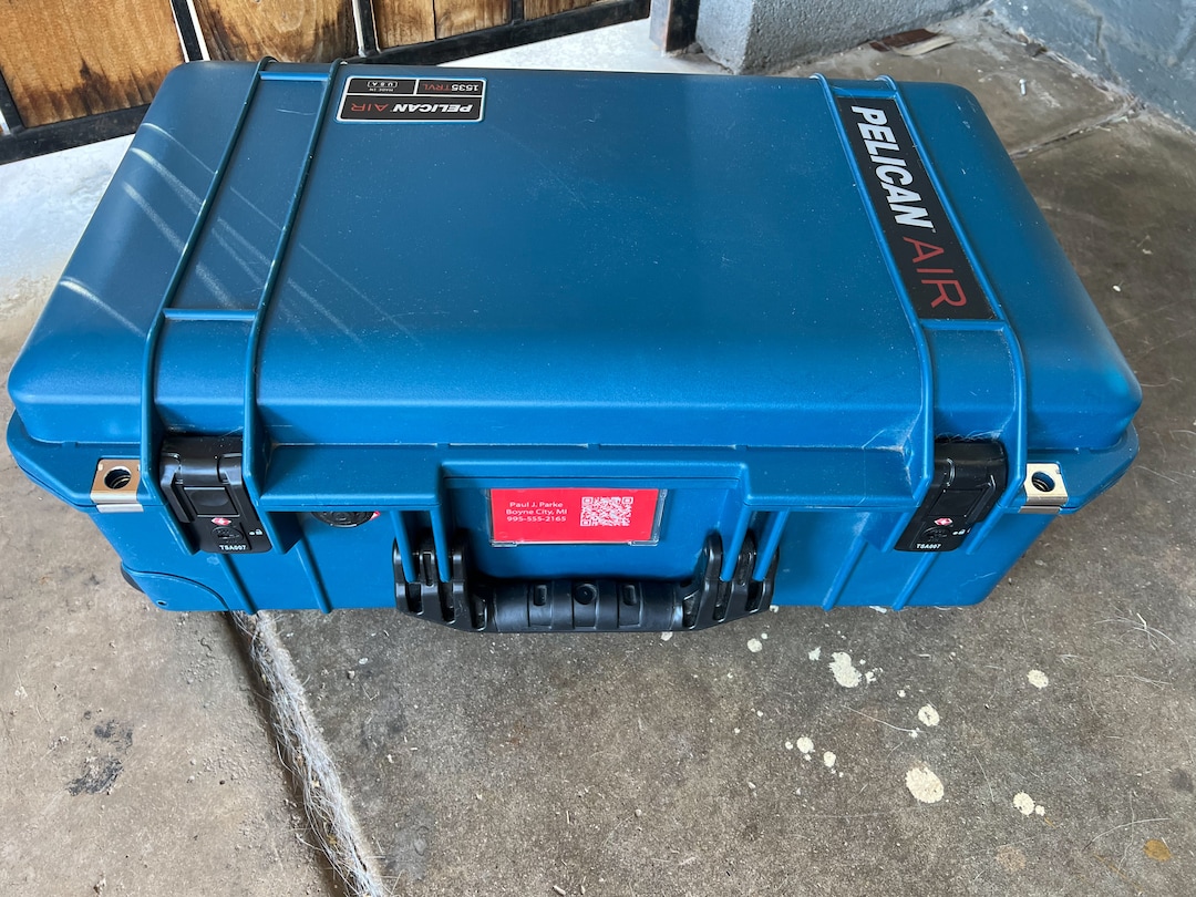 Custom Pelican Air Case Name Plate Label Laser Engraved - Set of 2 - Etsy