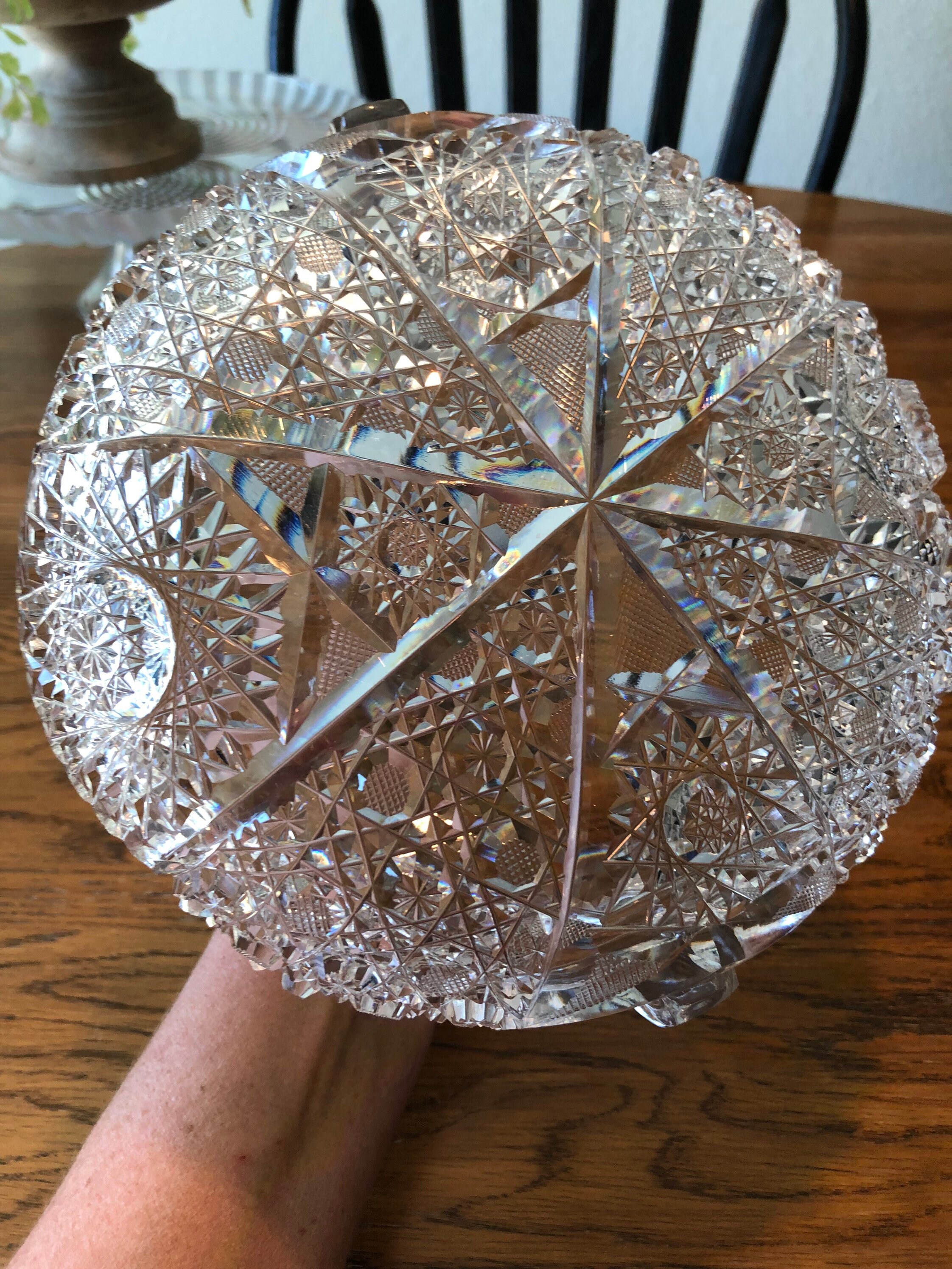 Antique American Brilliant David Walsh Basket - Etsy