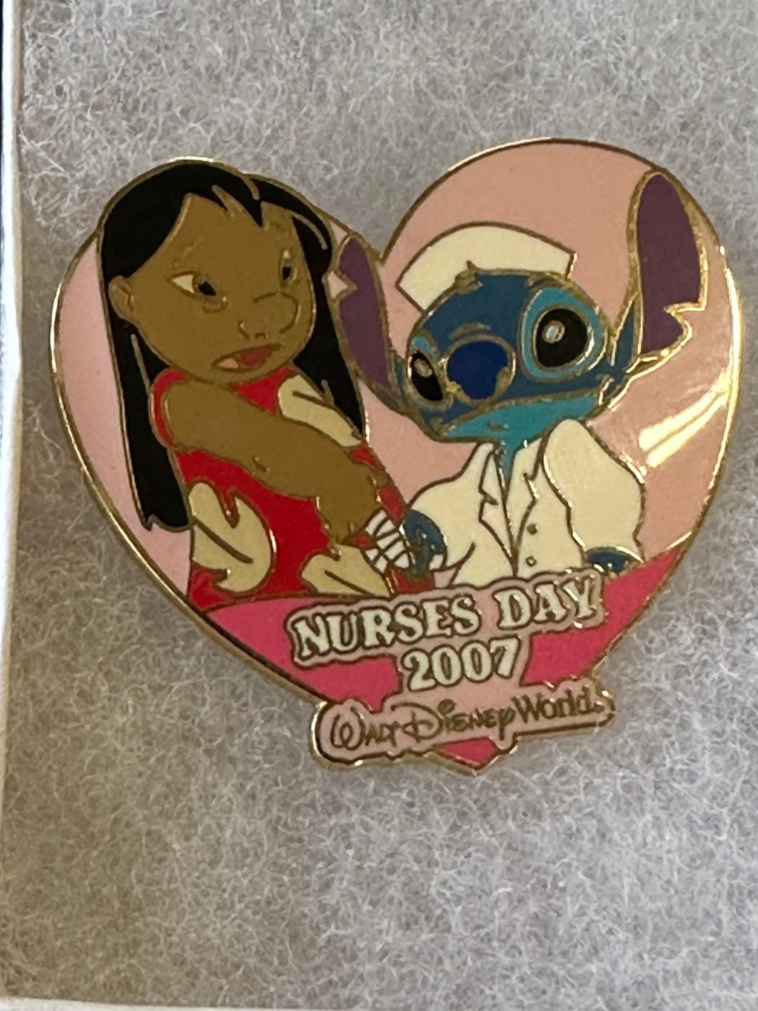 Disney Collectable Pin Lilo and Stitch Nurses Day 2007 Rare Limited ...